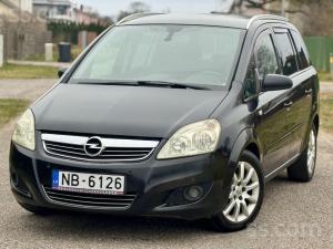 Black Opel Zafira 2008 in Riga, with an engine capacity of 1.90 L and mileage of 322 thousand km for 1850 €, photo 2 on AUTOMOTO.COM.LV