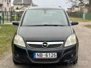Black Opel Zafira 2008 in Riga, with an engine capacity of 1.90 L and mileage of 322 thousand km for 1850 €, photo 9 on AUTOMOTO.COM.LV