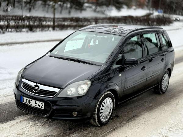 Black Opel Zafira 2008 in Vilnius, with an engine capacity of 1.80 L and mileage of 264 thousand km for 1850 €, photo 2 on AUTOMOTO.COM.LV