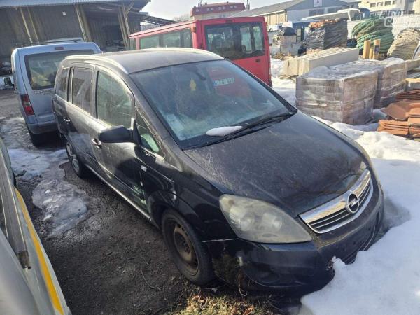 Melns Opel Zafira 2008 Klaipėda, ar dzinēja tilpumu 1.70 L un nobraukumu 375 tūkst. km par 550 €, foto 3 vietnē AUTOMOTO.COM.LV