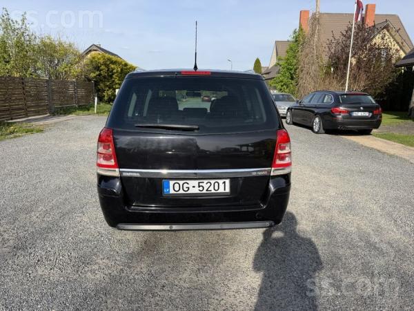 Melns Opel Zafira 2008 Saldus, ar dzinēja tilpumu 1.90 L un nobraukumu 368 tūkst. km par 1950 €, foto 6 vietnē AUTOMOTO.COM.LV