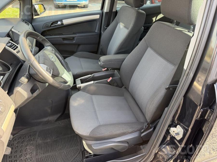 Black Opel Zafira 2008 in Saldus, with an engine capacity of 1.90 L and mileage of 368 thousand km for 1950 €, photo 24 on AUTOMOTO.COM.LV