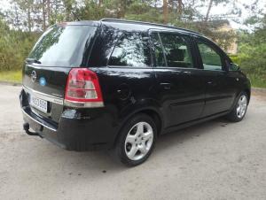 Black Opel Zafira 2008 in Vilnius, with an engine capacity of 1.70 L and mileage of 320 thousand km for 2300 €, photo 4 on AUTOMOTO.COM.LV