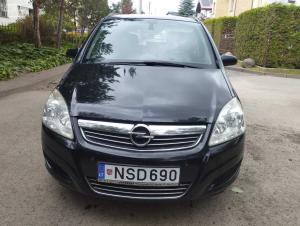 Black Opel Zafira 2008 in Vilnius, with an engine capacity of 1.70 L and mileage of 320 thousand km for 2300 €, photo 5 on AUTOMOTO.COM.LV