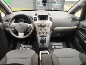 Black Opel Zafira 2008 in Vilnius, with an engine capacity of 1.70 L and mileage of 320 thousand km for 2300 €, photo 10 on AUTOMOTO.COM.LV