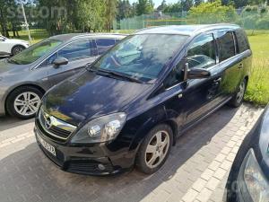 Black Opel Zafira 2008 in Jelgava, with an engine capacity of 1.90 L and mileage of 274 thousand km for 1550 €, photo  on AUTOMOTO.COM.LV