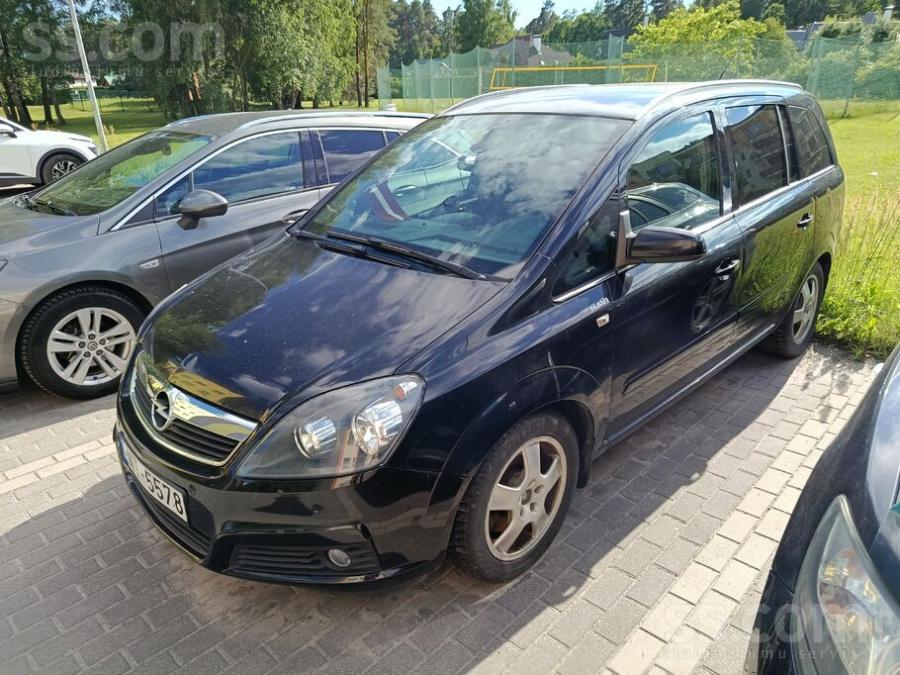 Melns Opel Zafira 2008 Jelgava, ar dzinēja tilpumu 1.90 L un nobraukumu 274 tūkst. km par 1550 €, foto 1 vietnē AUTOMOTO.COM.LV