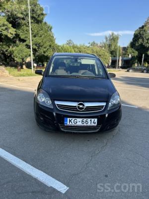 Melns Opel Zafira 2008 Bauska, ar dzinēja tilpumu 1.70 L un nobraukumu 350 tūkst. km par 2200 €, foto  vietnē AUTOMOTO.COM.LV