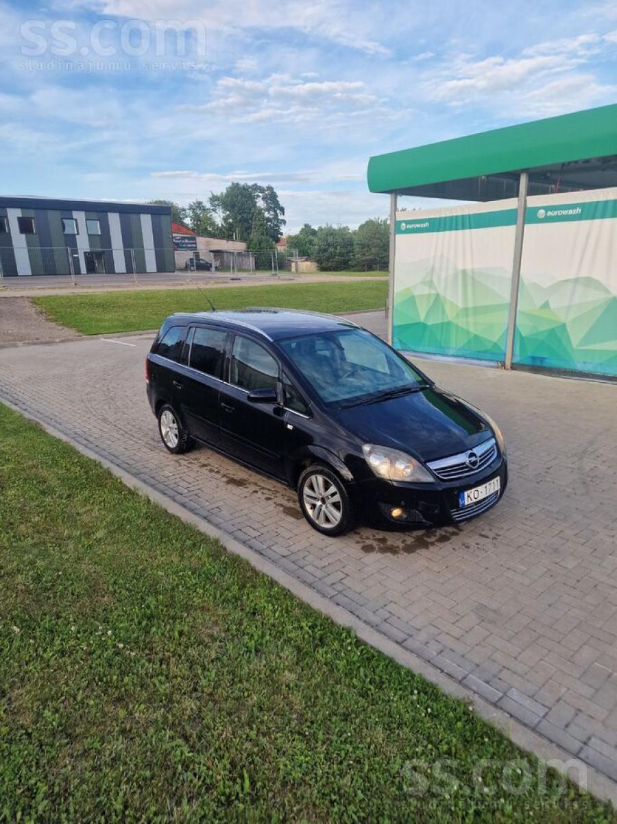 Melns Opel Zafira 2008 Ludza, ar dzinēja tilpumu 1.70 L un nobraukumu 0 tūkst. km par 1150 €, foto 6 vietnē AUTOMOTO.COM.LV