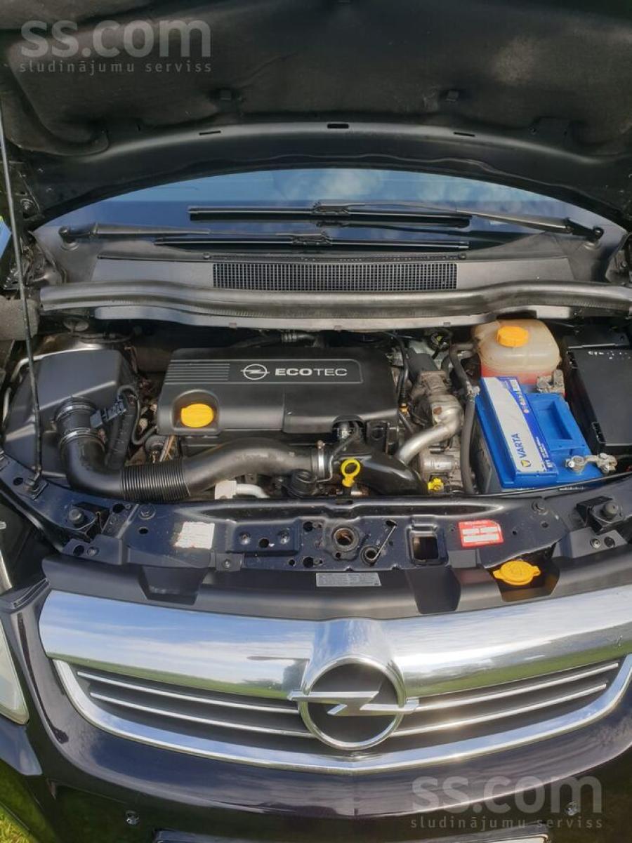Melns Opel Zafira 2008 Rēzekne, ar dzinēja tilpumu 1.70 L un nobraukumu 365 tūkst. km par 1850 €, foto 14 vietnē AUTOMOTO.COM.LV