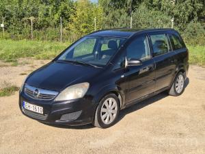 Melns Opel Zafira 2008 Rīga, ar dzinēja tilpumu 1.90 L un nobraukumu 265 tūkst. km par 1850 €, foto  vietnē AUTOMOTO.COM.LV