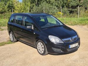 Black Opel Zafira 2008 in Riga, with an engine capacity of 1.90 L and mileage of 265 thousand km for 1850 €, photo 3 on AUTOMOTO.COM.LV