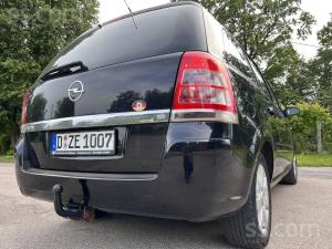 Black Opel Zafira 2009 in Jelgava, with an engine capacity of 1.80 L and mileage of 182 thousand km for 3300 €, photo 27 on AUTOMOTO.COM.LV
