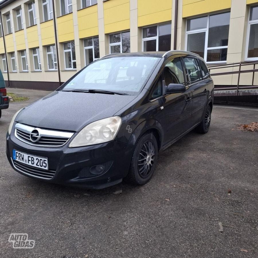 Black Opel Zafira 2009 in Varena, with an engine capacity of 1.70 L and mileage of 341 thousand km for 2350 €, photo 2 on AUTOMOTO.COM.LV
