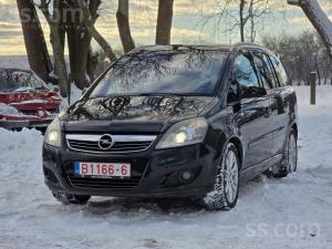 Melns Opel Zafira 2009 Liepāja, ar dzinēja tilpumu 1.90 L un nobraukumu 290 tūkst. km par 3700 €, foto  vietnē AUTOMOTO.COM.LV