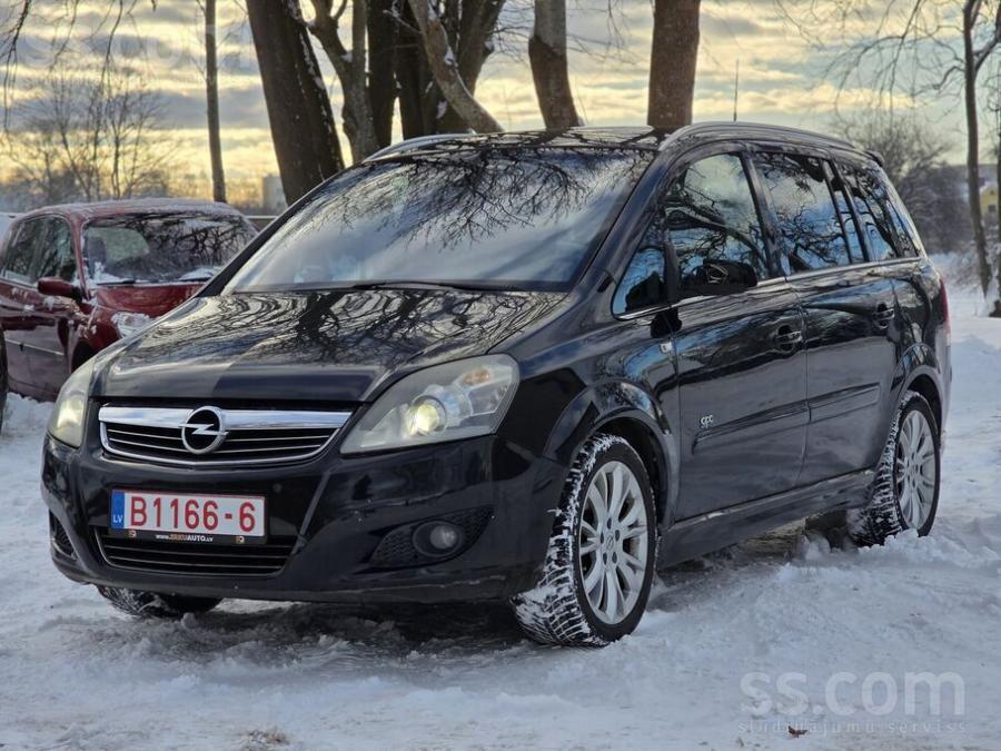 Melns Opel Zafira 2009 Liepāja, ar dzinēja tilpumu 1.90 L un nobraukumu 290 tūkst. km par 3700 €, foto 2 vietnē AUTOMOTO.COM.LV