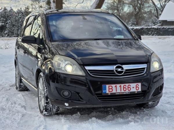 Melns Opel Zafira 2009 Liepāja, ar dzinēja tilpumu 1.90 L un nobraukumu 290 tūkst. km par 3700 €, foto 4 vietnē AUTOMOTO.COM.LV