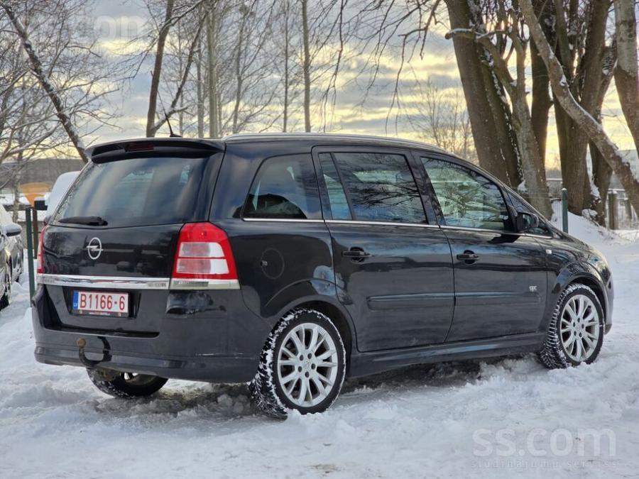 Melns Opel Zafira 2009 Liepāja, ar dzinēja tilpumu 1.90 L un nobraukumu 290 tūkst. km par 3700 €, foto 6 vietnē AUTOMOTO.COM.LV