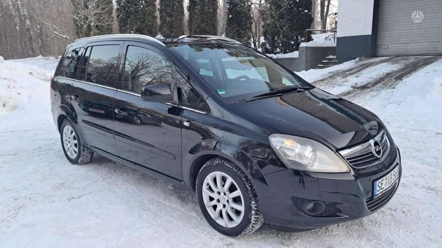 Melns Opel Zafira 2009 Prienai, ar dzinēja tilpumu 1.91 L un nobraukumu 235 tūkst. km par 3350 €, foto 9 vietnē AUTOMOTO.COM.LV