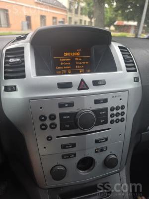 Black Opel Zafira 2009 in Bauska, with an engine capacity of 1.90 L and mileage of 321 thousand km for 2000 €, photo 13 on AUTOMOTO.COM.LV