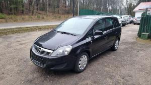 Melns Opel Zafira 2010 Viļņa, ar dzinēja tilpumu 1.80 L un nobraukumu 160 tūkst. km par 2550 €, foto  vietnē AUTOMOTO.COM.LV