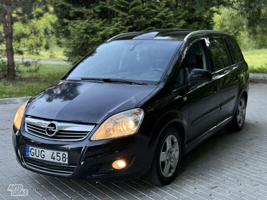 Black Opel Zafira 2010 in Vilnius, with an engine capacity of 1.90 L and mileage of 289 thousand km for 1850 €, photo 1 on AUTOMOTO.COM.LV