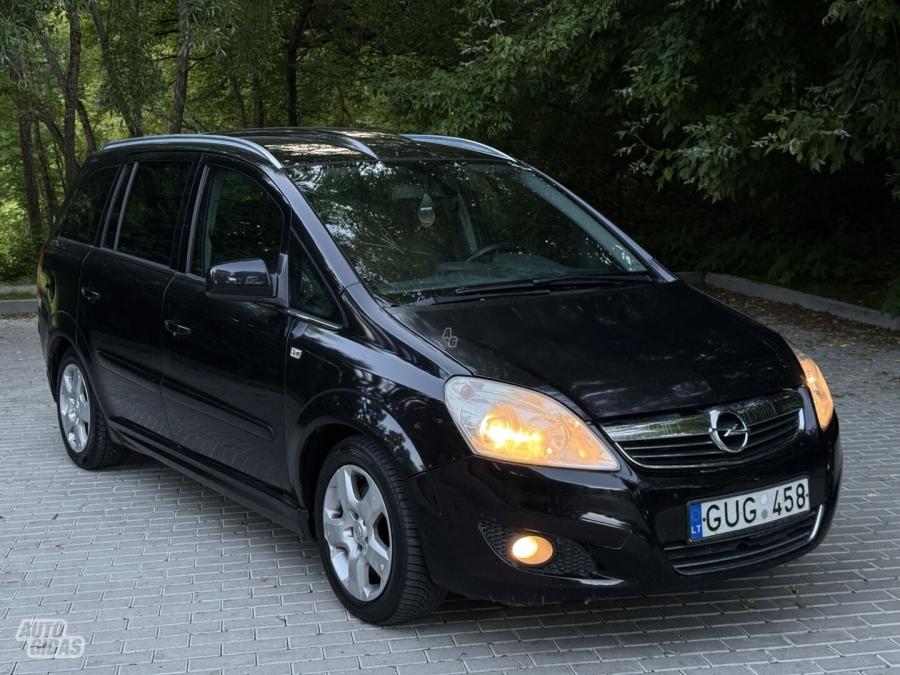 Black Opel Zafira 2010 in Vilnius, with an engine capacity of 1.90 L and mileage of 289 thousand km for 1850 €, photo 4 on AUTOMOTO.COM.LV