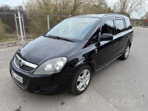 Черный Опель Зафира 2010 в Даугавпилс, объемом двигателя 1.90 л и пробегом 193 тыс. км за 3500 €, фото  на AUTOMOTO.COM.LV