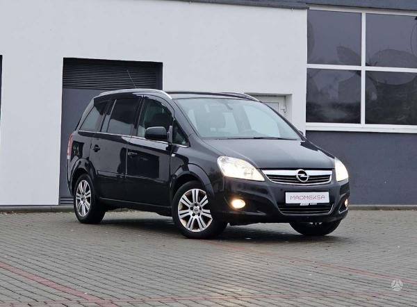 Black Opel Zafira 2011 in Vilnius, with an engine capacity of 1.80 L and mileage of 259 thousand km for 3490 €, photo 7 on AUTOMOTO.COM.LV