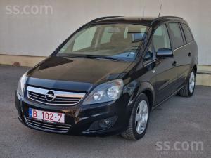Melns Opel Zafira 2011 Ogre, ar dzinēja tilpumu 1.70 L un nobraukumu 287 tūkst. km par 3850 €, foto  vietnē AUTOMOTO.COM.LV