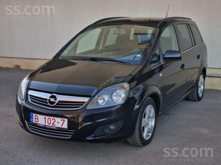 Melns Opel Zafira 2011 Ogre, ar dzinēja tilpumu 1.70 L un nobraukumu 287 tūkst. km par 3850 €, foto 1 vietnē AUTOMOTO.COM.LV