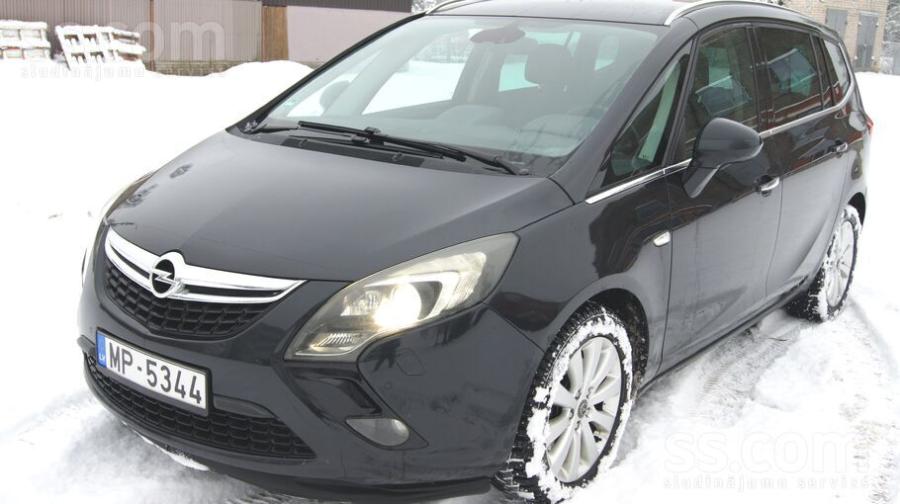 Melns Opel Zafira 2012 Jēkabpils, ar dzinēja tilpumu 2.00 L un nobraukumu 329 tūkst. km par 5200 €, foto 3 vietnē AUTOMOTO.COM.LV