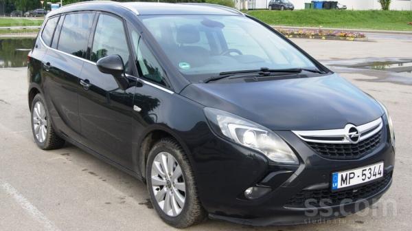 Melns Opel Zafira 2012 Jēkabpils, ar dzinēja tilpumu 2.00 L un nobraukumu 331 tūkst. km par 4750 €, foto 1 vietnē AUTOMOTO.COM.LV