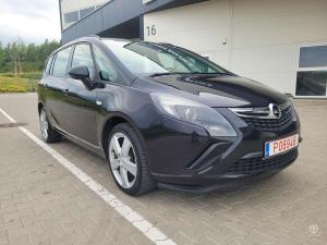 Black Opel Zafira 2012 in Vilnius, with an engine capacity of 1.80 L and mileage of 169 thousand km for 5650 €, photo 12 on AUTOMOTO.COM.LV