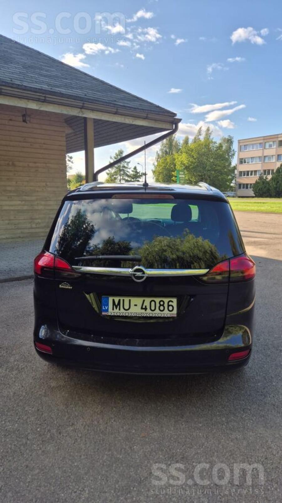 Melns Opel Zafira 2012 Bauska, ar dzinēja tilpumu 2.00 L un nobraukumu 319 tūkst. km par 4100 €, foto 8 vietnē AUTOMOTO.COM.LV