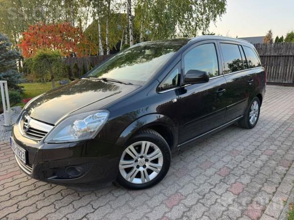 Melns Opel Zafira 2012 Ogre, ar dzinēja tilpumu 1.80 L un nobraukumu 171 tūkst. km par 4850 €, foto 3 vietnē AUTOMOTO.COM.LV