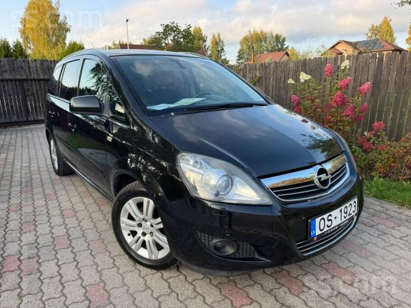 Melns Opel Zafira 2012 Ogre, ar dzinēja tilpumu 1.80 L un nobraukumu 171 tūkst. km par 4850 €, foto 6 vietnē AUTOMOTO.COM.LV