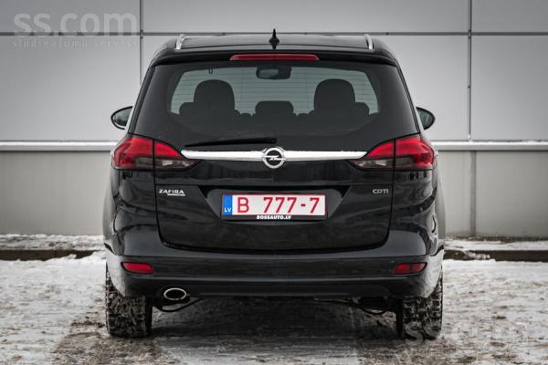 Melns Opel Zafira 2013 Rīga, ar dzinēja tilpumu 2.00 L un nobraukumu 0 tūkst. km par 7450 €, foto 5 vietnē AUTOMOTO.COM.LV