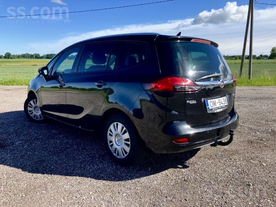 Melns Opel Zafira 2013 Talsi, ar dzinēja tilpumu 2.00 L un nobraukumu 218 tūkst. km par 6500 €, foto 6 vietnē AUTOMOTO.COM.LV