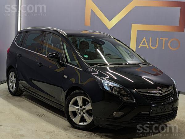 Black Opel Zafira 2013 in Jurmala, with an engine capacity of 1.60 L and mileage of 232 thousand km for 6950 €, photo 1 on AUTOMOTO.COM.LV