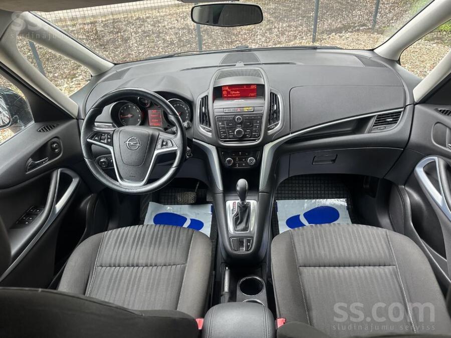 Black Opel Zafira 2013 in Cesis, with an engine capacity of 1.40 L and mileage of 0 thousand km for 7400 €, photo 6 on AUTOMOTO.COM.LV