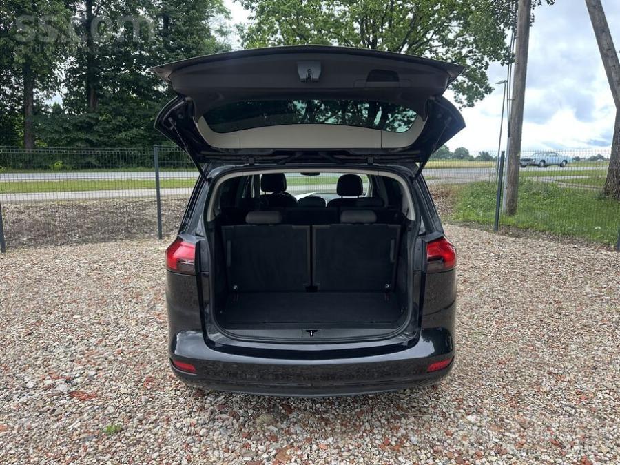 Black Opel Zafira 2013 in Cesis, with an engine capacity of 1.40 L and mileage of 0 thousand km for 7400 €, photo 12 on AUTOMOTO.COM.LV