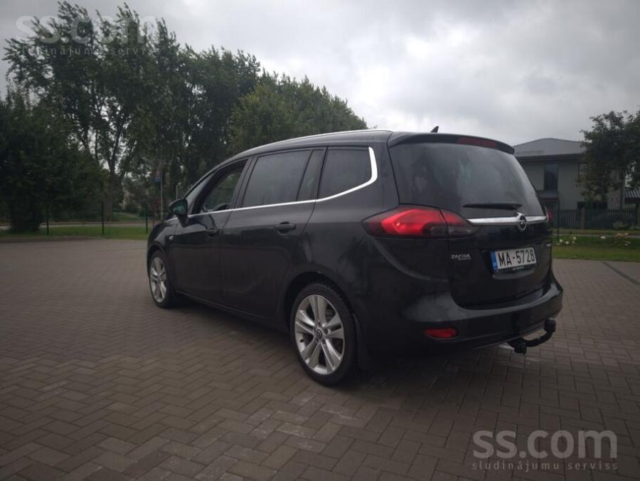 Melns Opel Zafira 2014 Rīga, ar dzinēja tilpumu 1.60 L un nobraukumu 364 tūkst. km par 4900 €, foto 6 vietnē AUTOMOTO.COM.LV