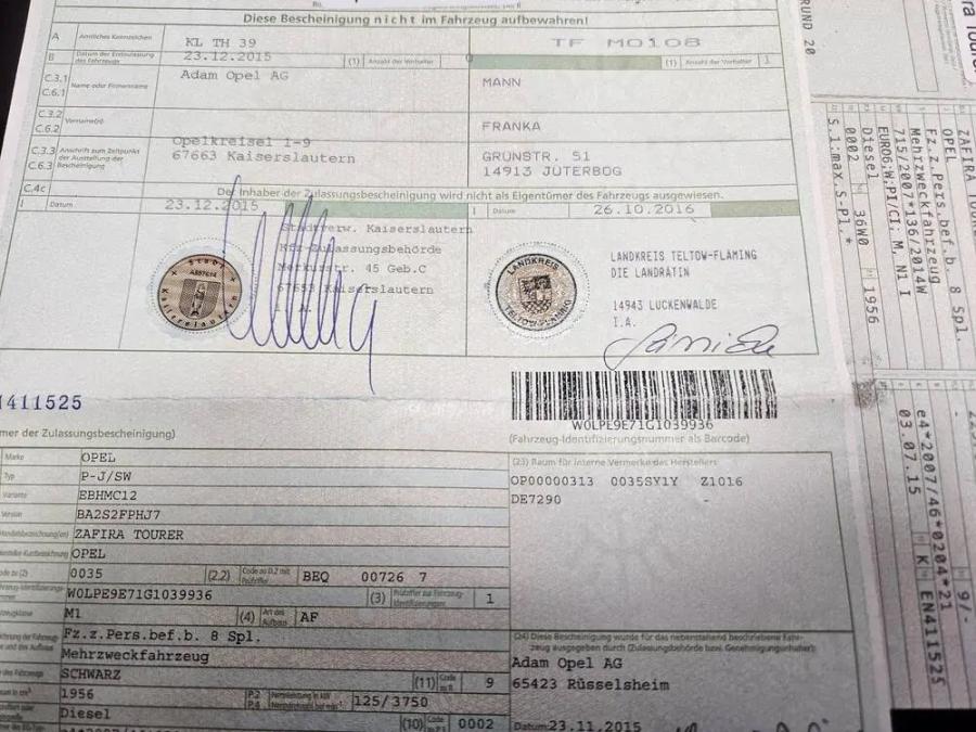 Черный Опель Зафира 2015 в Екабпилс, объемом двигателя 2.00 л и пробегом 270 тыс. км за 6990 €, фото 35 на AUTOMOTO.COM.LV