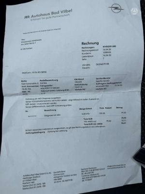 Черный Опель Зафира 2015 в Вильнюс, объемом двигателя 2.00 л и пробегом 190 тыс. км за 6500 €, фото 27 на AUTOMOTO.COM.LV