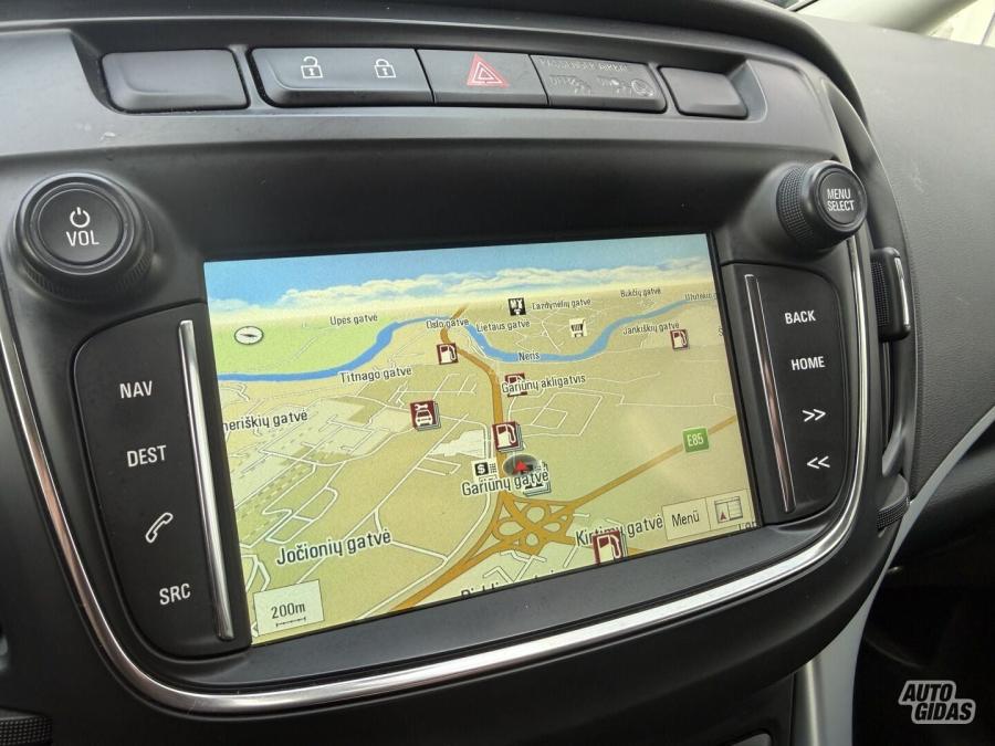 Black Opel Zafira 2016 in Vilnius, with an engine capacity of 2.00 L and mileage of 190 thousand km for 7200 €, photo 18 on AUTOMOTO.COM.LV