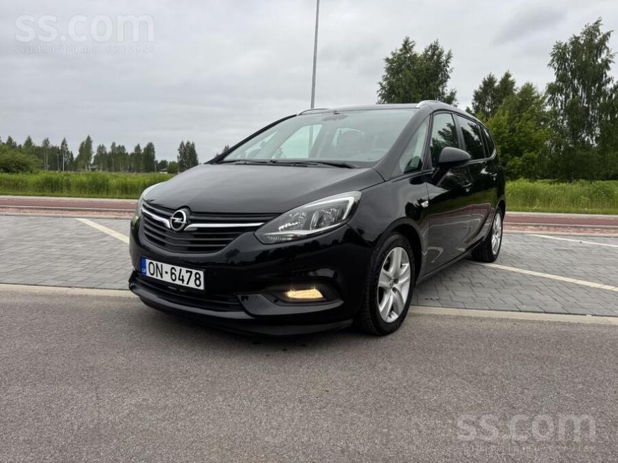 Melns Opel Zafira 2017 Jelgava, ar dzinēja tilpumu 2.00 L un nobraukumu 0 tūkst. km par 10350 €, foto 1 vietnē AUTOMOTO.COM.LV