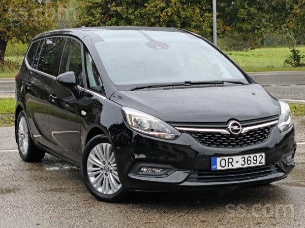 Melns Opel Zafira 2017 Ogre, ar dzinēja tilpumu 1.40 L un nobraukumu 250 tūkst. km par 7250 €, foto 1 vietnē AUTOMOTO.COM.LV
