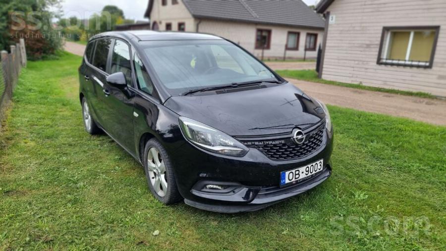 Melns Opel Zafira 2017 Jēkabpils, ar dzinēja tilpumu 2.00 L un nobraukumu 201 tūkst. km par 7500 €, foto 6 vietnē AUTOMOTO.COM.LV