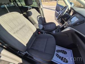 Black Opel Zafira 2018 in Saldus, with an engine capacity of 1.60 L and mileage of 123 thousand km for 9450 €, photo 11 on AUTOMOTO.COM.LV